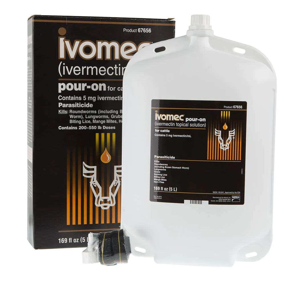 Boehringer Ingelheim Ivomec Cattle Pour On 5 Liter - Burlington, NC ...