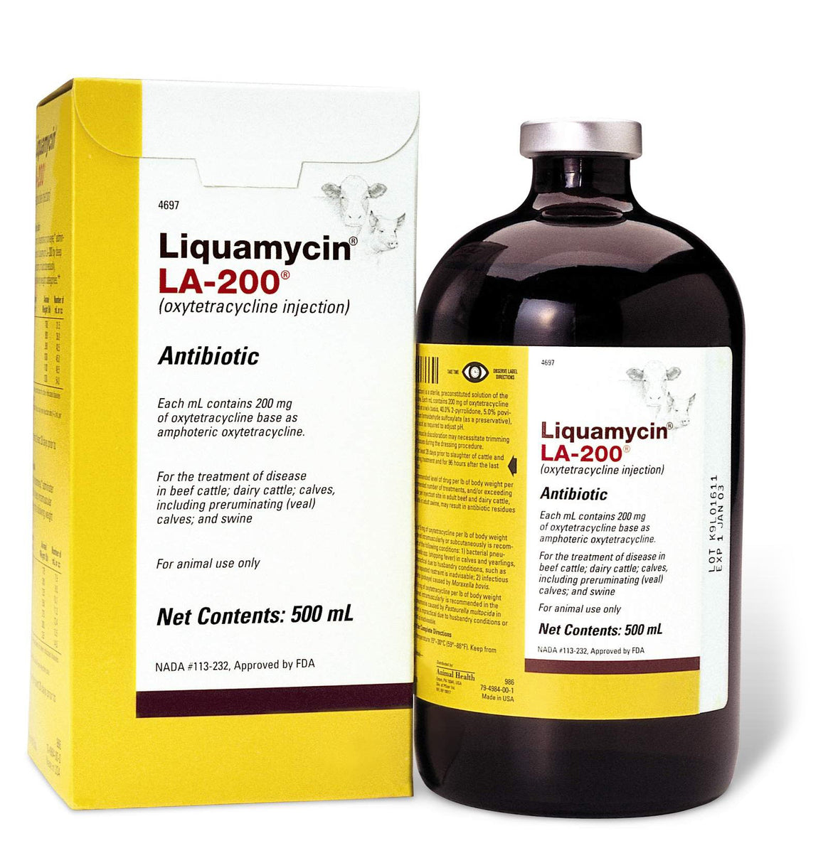 LIQUAMYCIN® LA-200® (OXYTETRACYCLINE INJECTABLE SOLUTION - Burlington ...